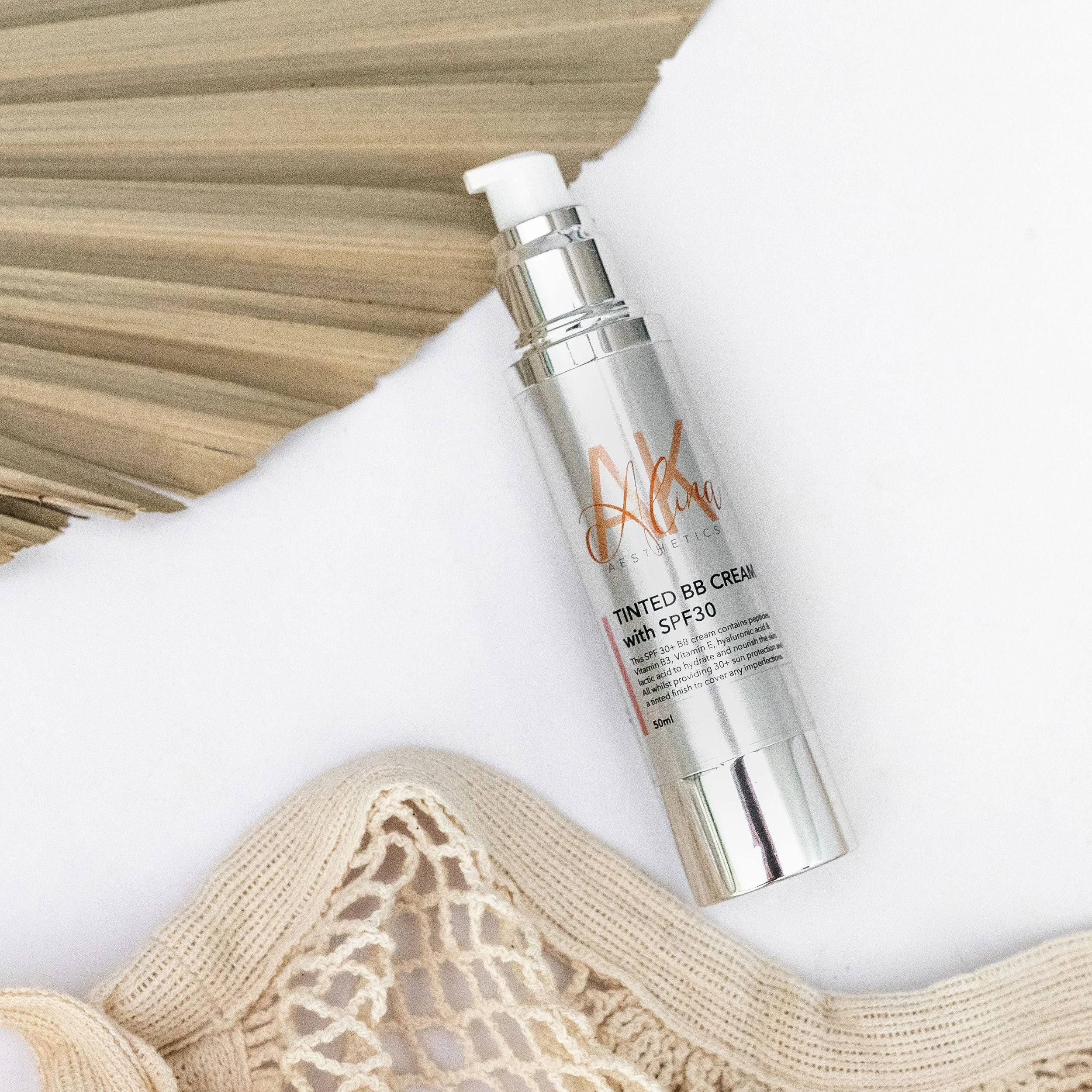 Tinted BB Cream with SPF 30+ 50mL | Alina K Aesthetics