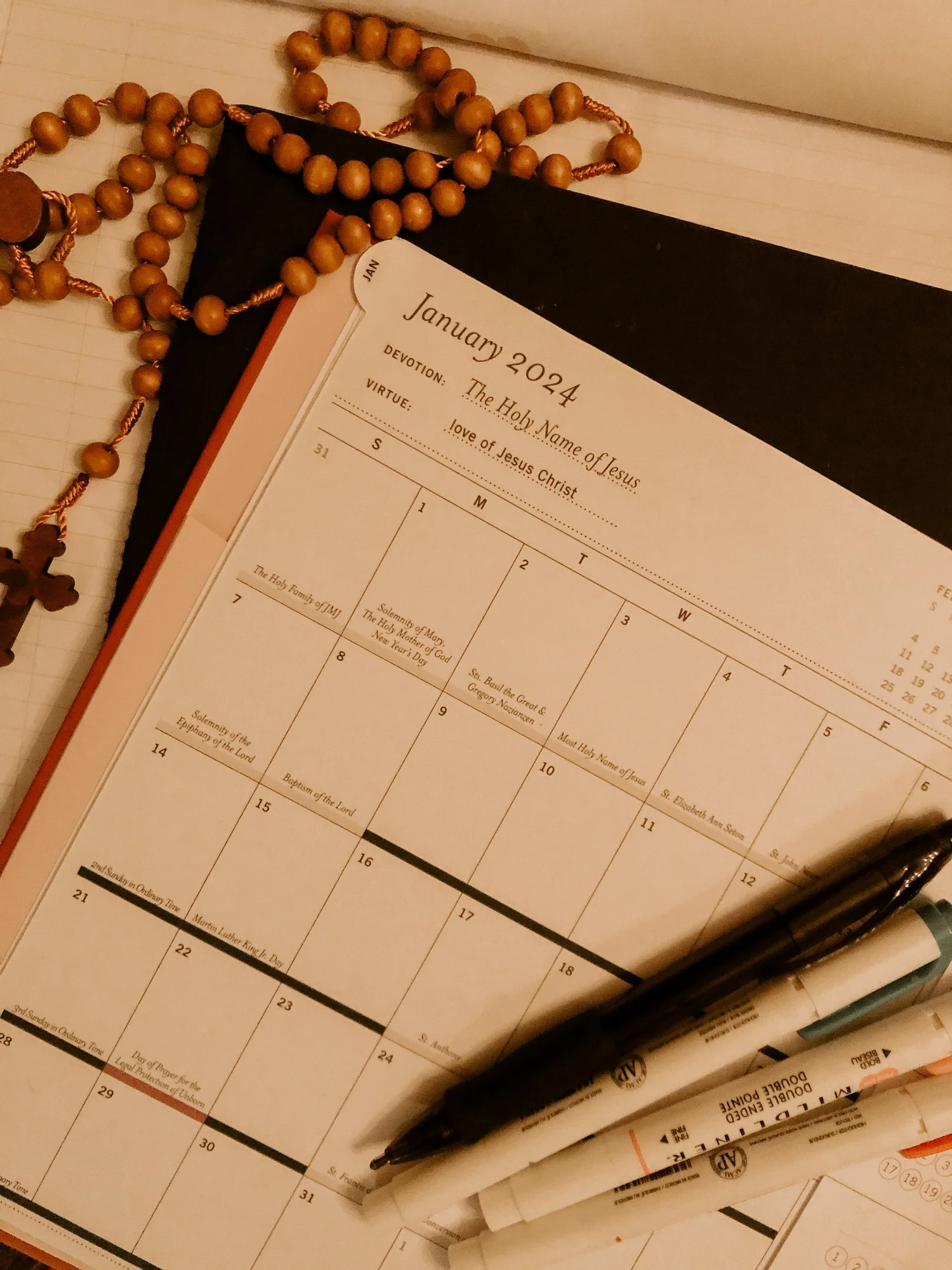 Plan the Year Checklist — Married & a House | A Catholic Blog for ...