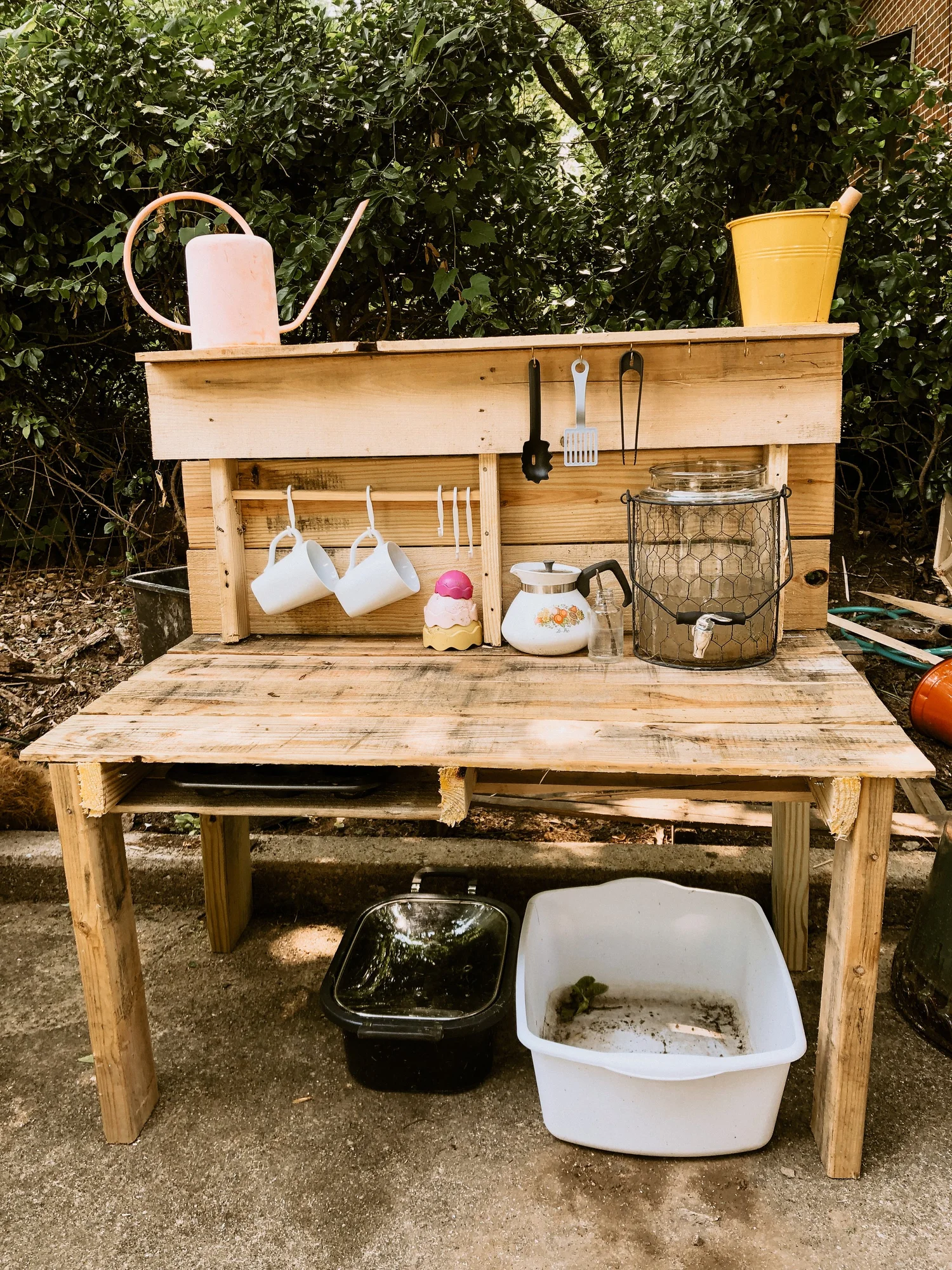 How to Make a Mud Kitchen — Married & a House | A Catholic Blog for ...