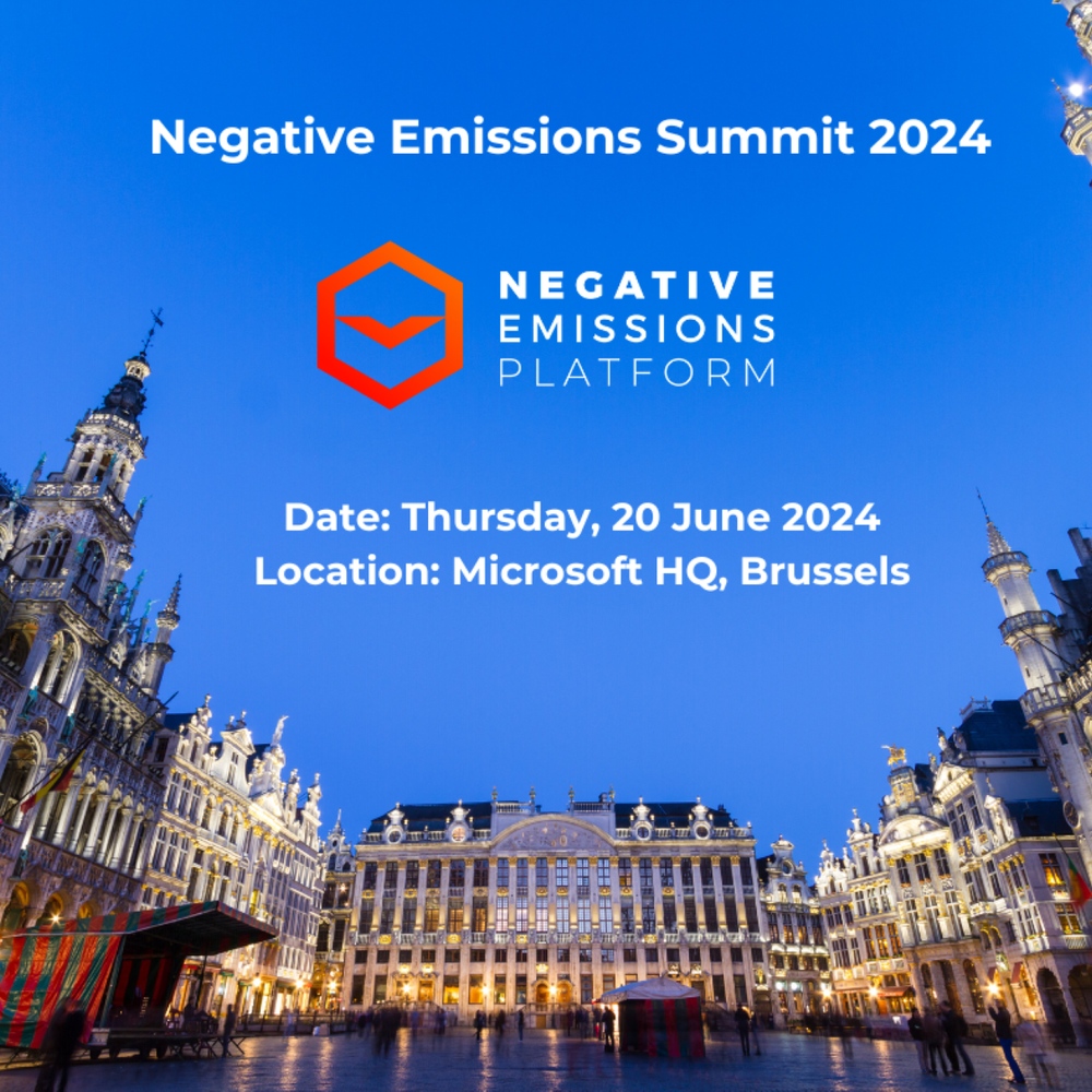 Negative Emissions Summit 2024 — Negative Emissions Platform