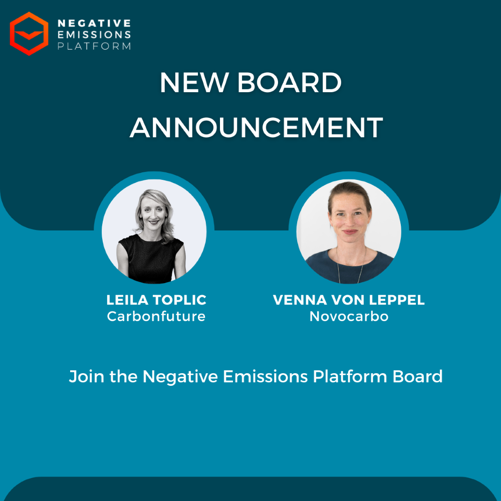News — Negative Emissions Platform