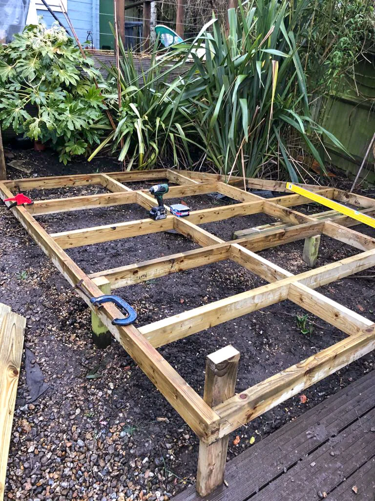 Raised Deck Area — Plane and Simple Garden