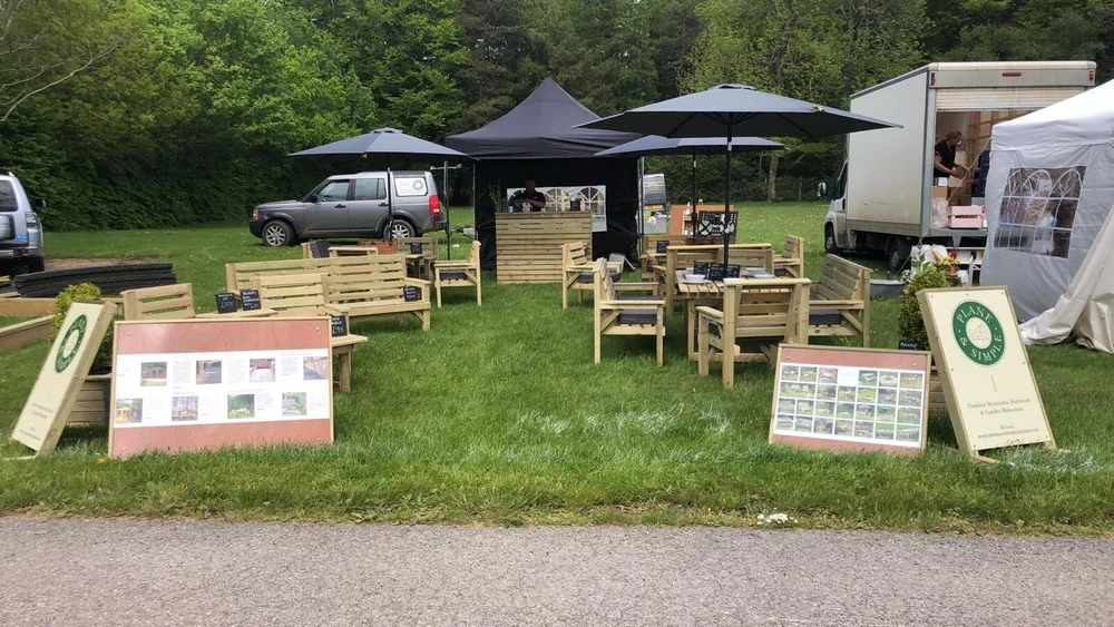 Our garden furniture stand at The Kent Garden Show 2021 — Plane and ...