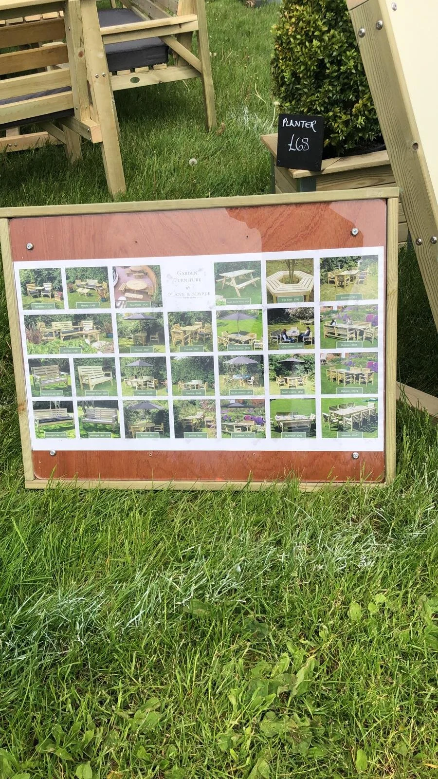 Our garden furniture stand at The Kent Garden Show 2021 — Plane and ...