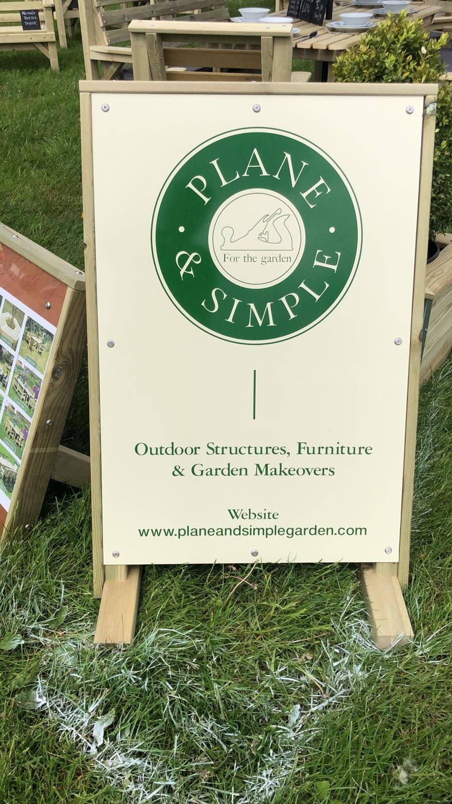 Our garden furniture stand at The Kent Garden Show 2021 — Plane and ...