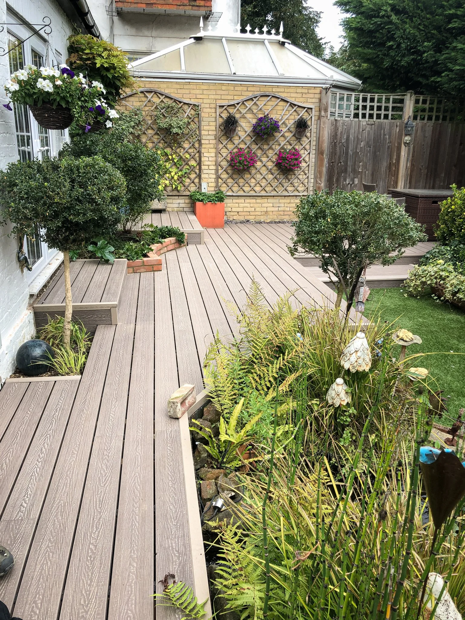 Re-design of a garden deck — Plane and Simple Garden
