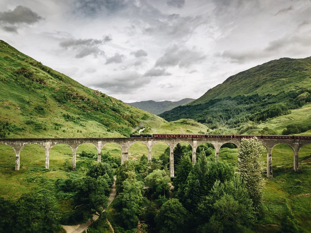 The Harry Potter Bridge in Scotland: Glenfinnan Viaduct