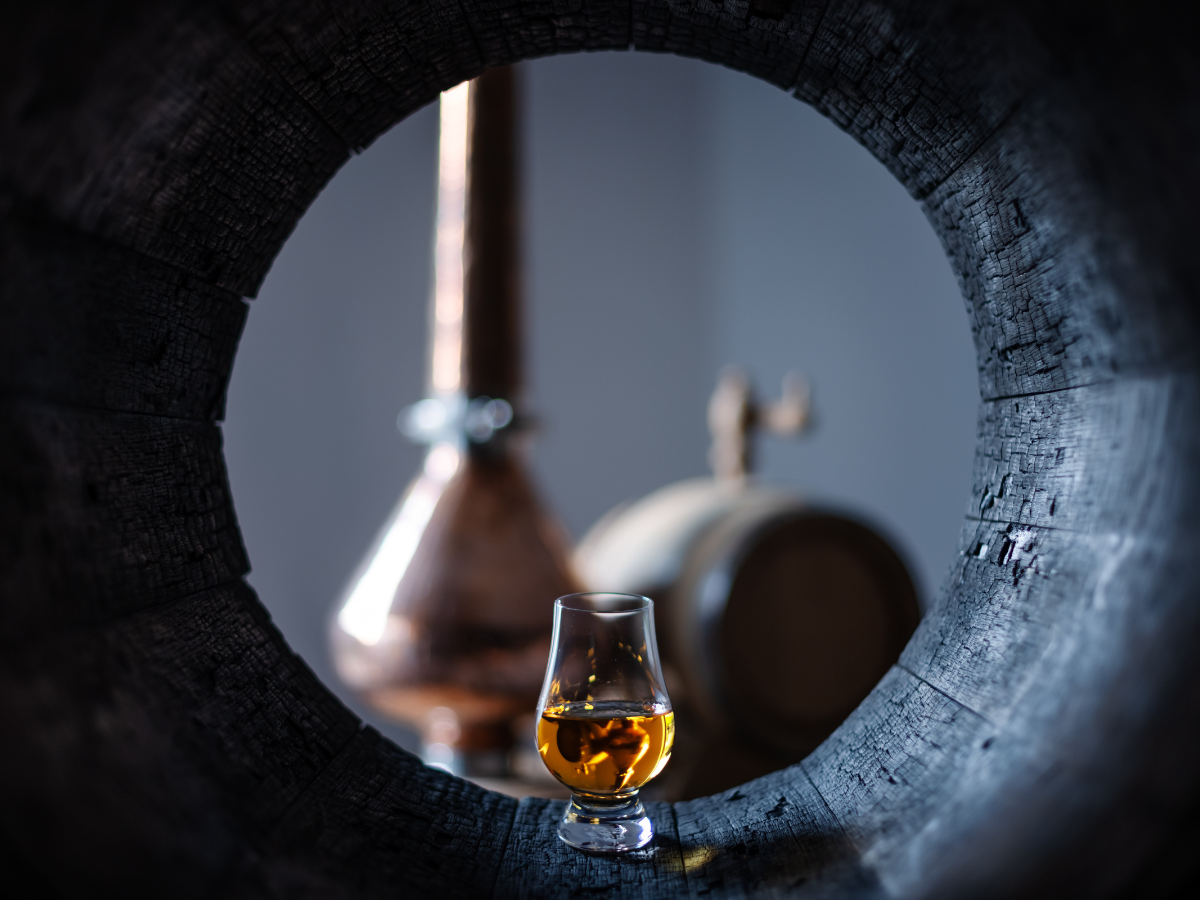 Lagavulin Whisky Distillery in Scotland