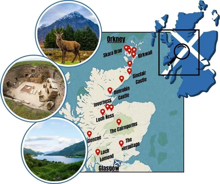 Orkney Islands & North Coast 500, 5-day Tour from Glasgow