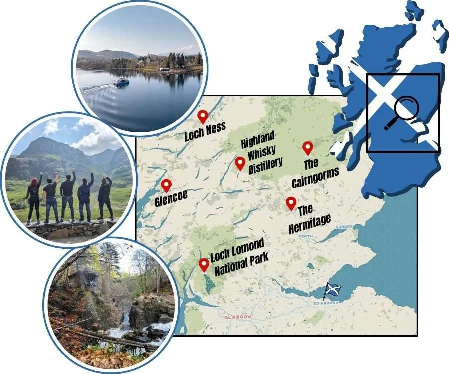 Edinburgh to Loch Ness Day Tour