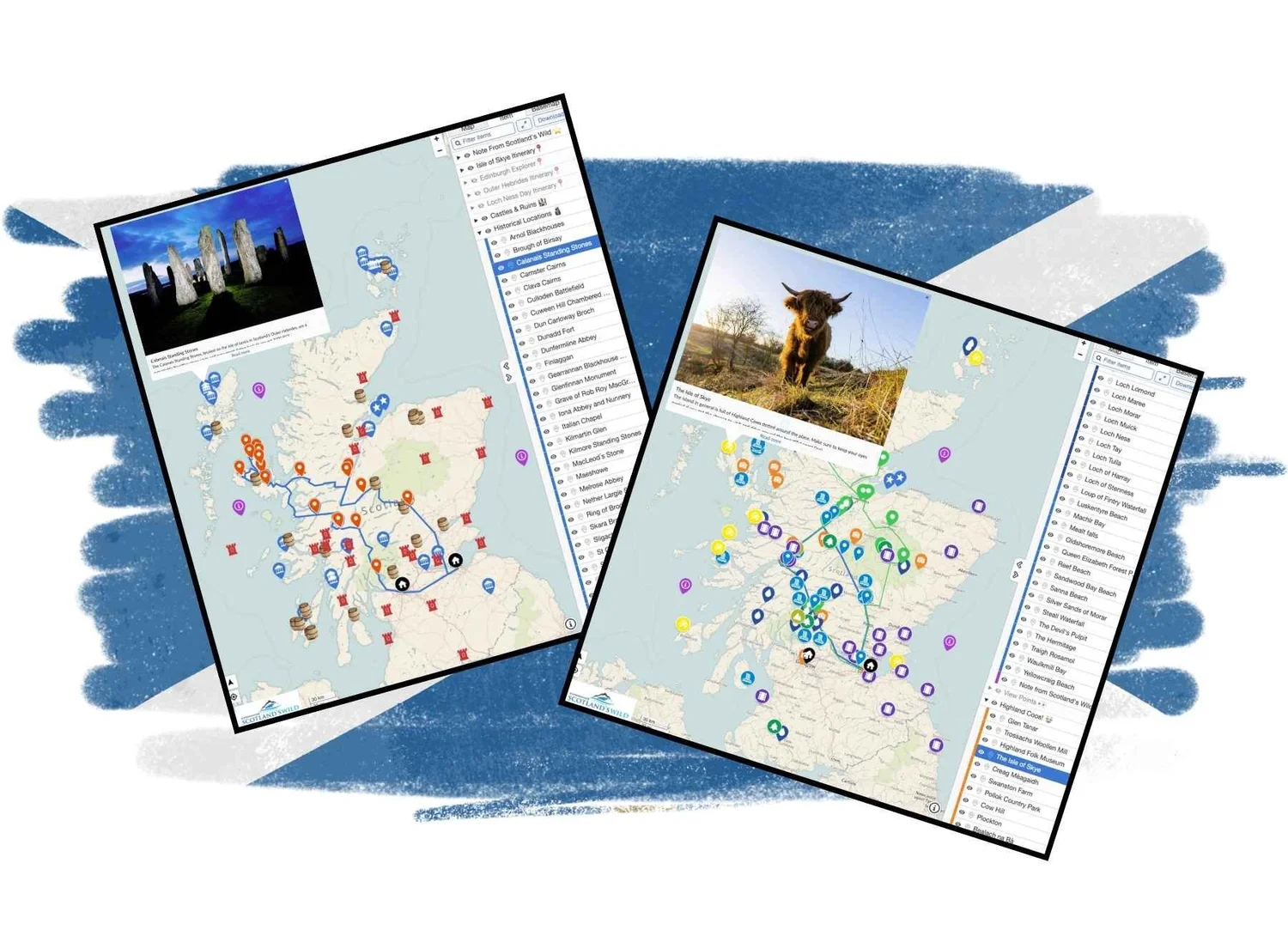 Best Places to Visit in Scotland: Interactive Map