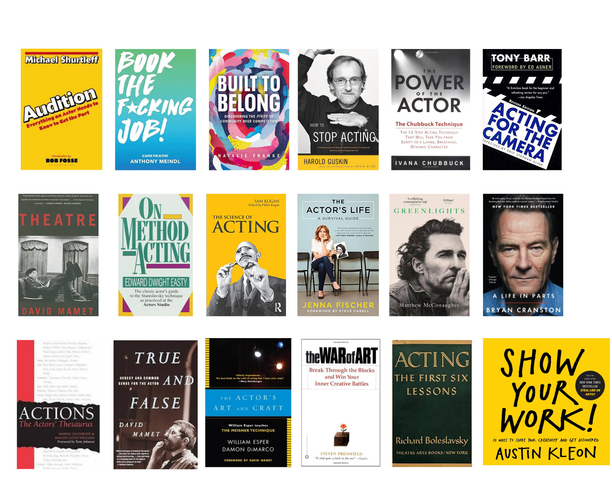 Book Recommendations from The Modern Actor: The Best Reads of All Time ...