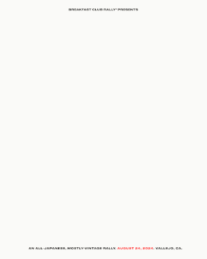 TOKYO CALLING® 4 — Breakfast Club Rally®