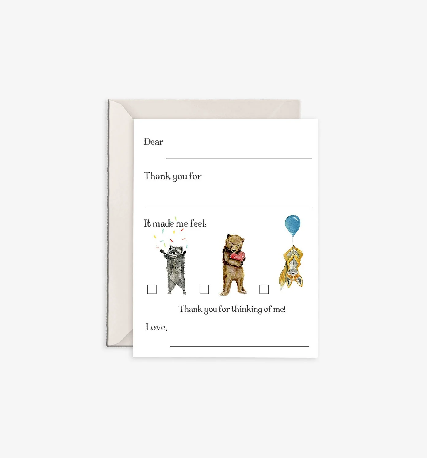 Kid Thank You Note Set — emmy+olly