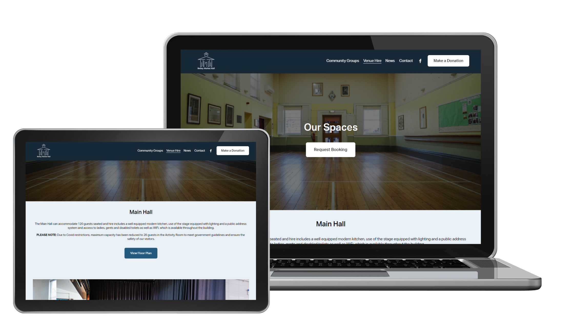 Botley Market Hall — Juniper Creative Studio