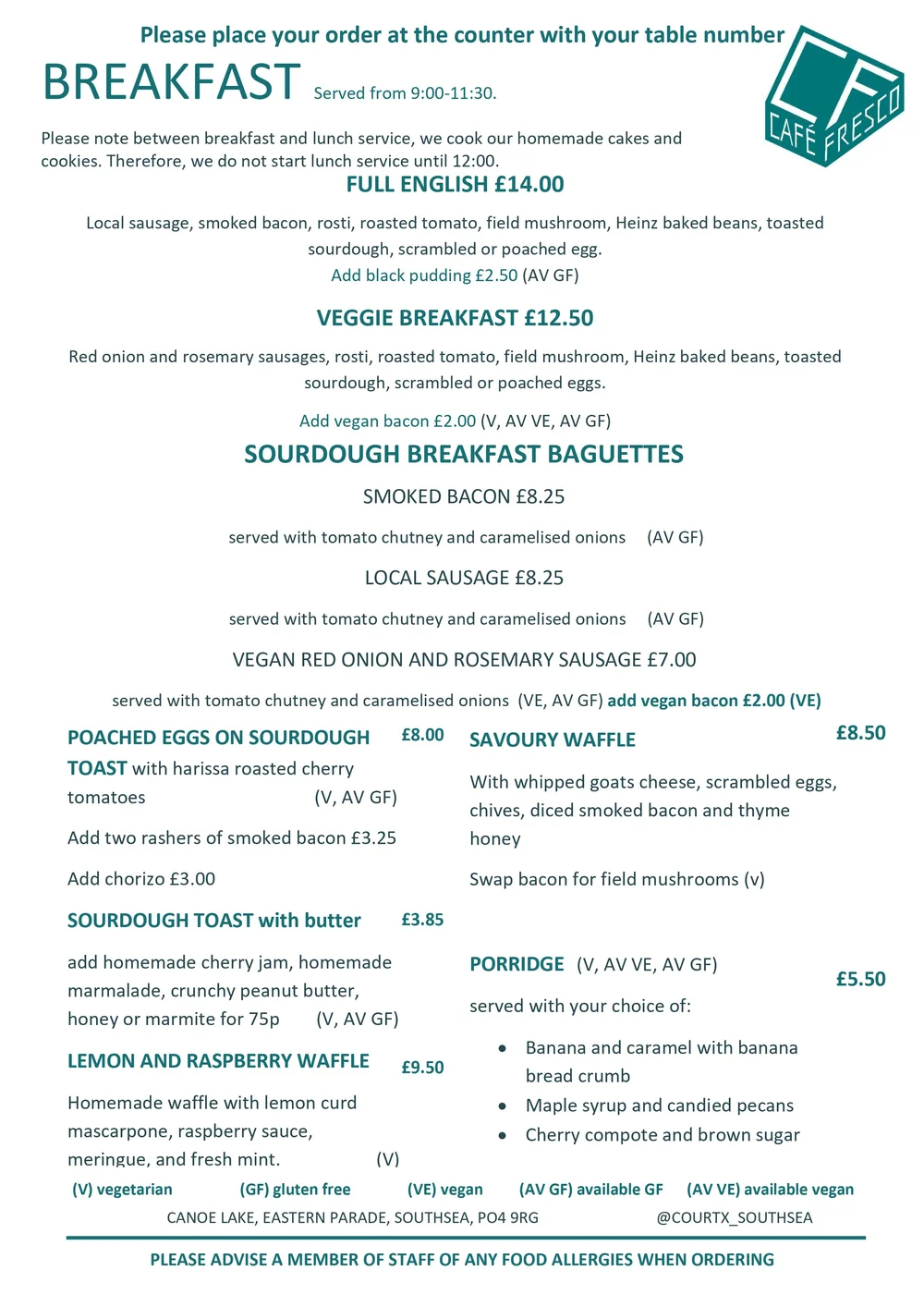 CF Menu — CourtX