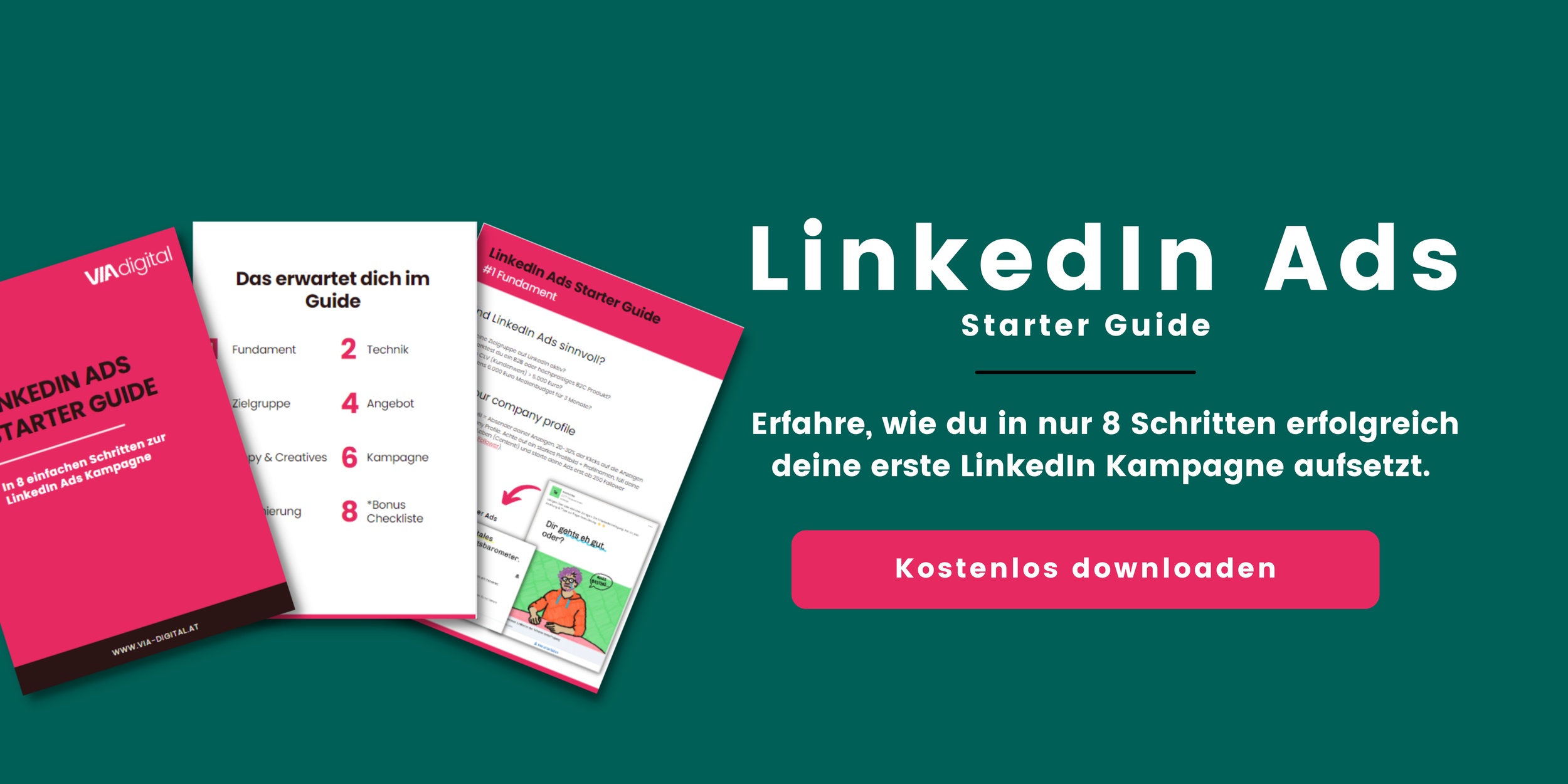 Die 9 LinkedIn Ads Formate und wie du sie am besten einsetzt | Via Digital