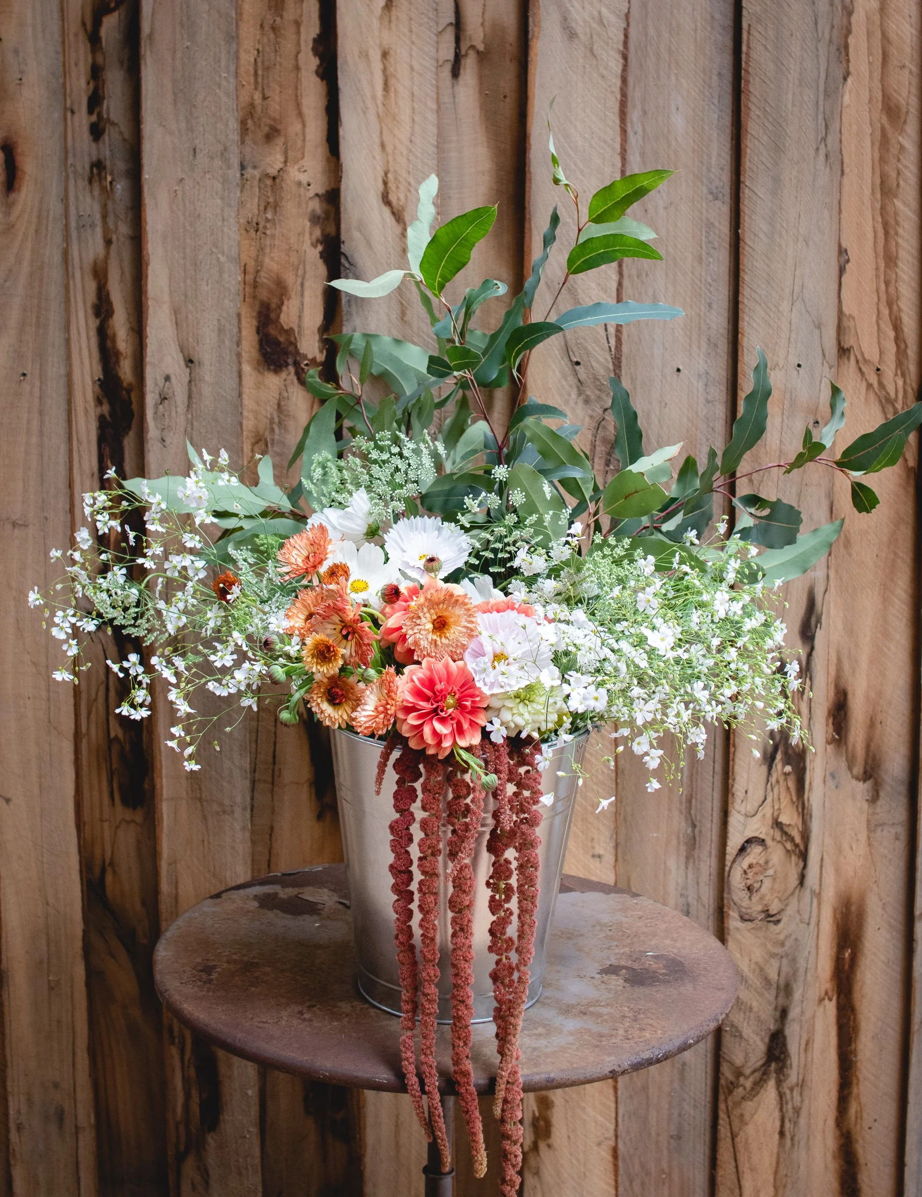 Seasonal Flower Buckets — Gather Flower Farm
