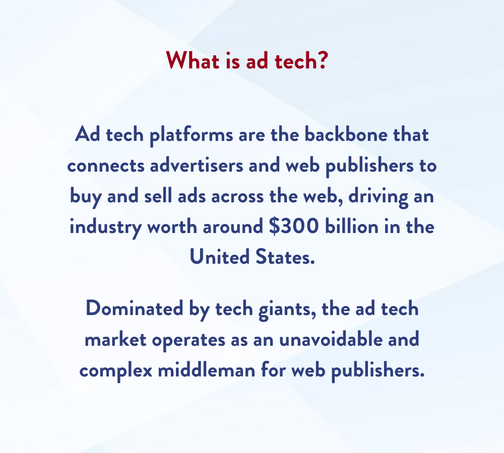 Google Ad Tech Trial: What Is It About? — Center for Journalism & Liberty