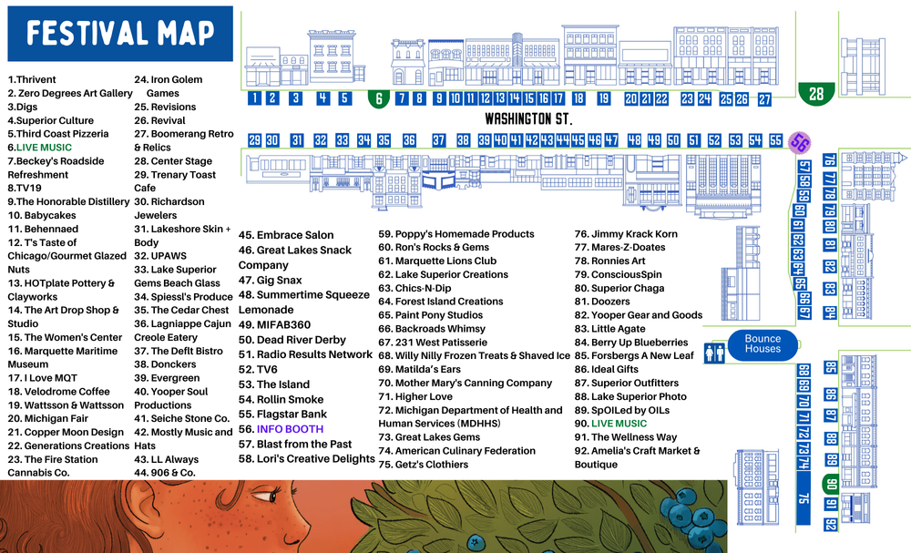 Blueberry Festival — Downtown Marquette
