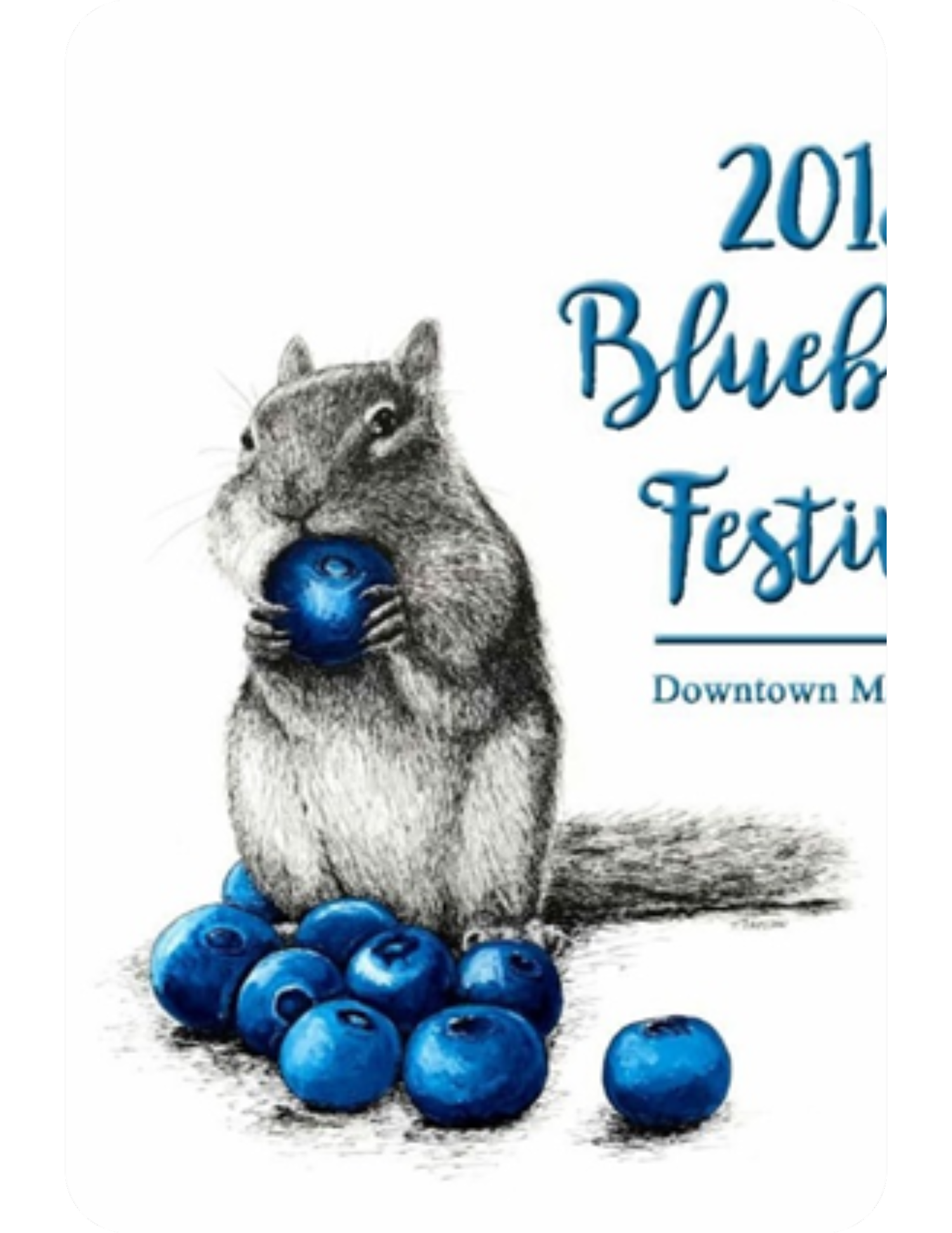 Blueberry Fest Poster Competition — Downtown Marquette
