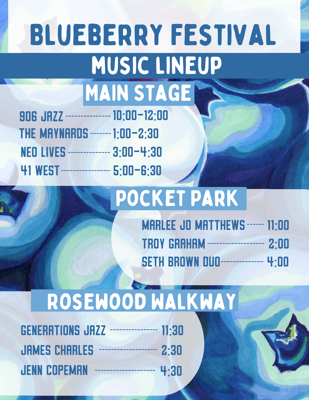 Blueberry Festival — Downtown Marquette