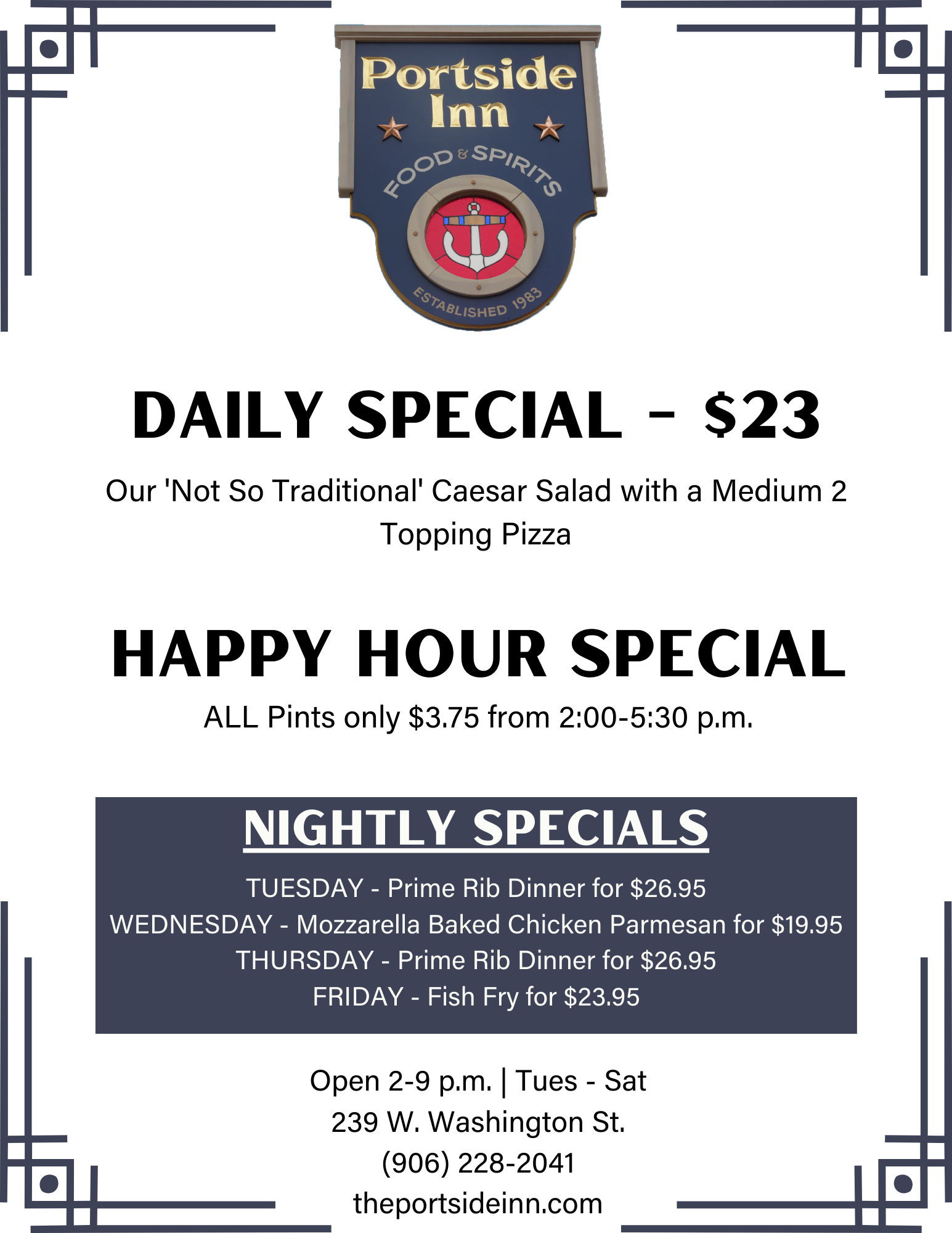 Downtown Marquette Restaurant Week