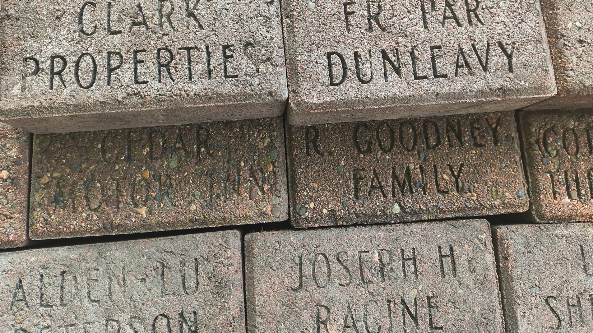 Memorial Bricks Available for Pickup from Father Marquette Park ...