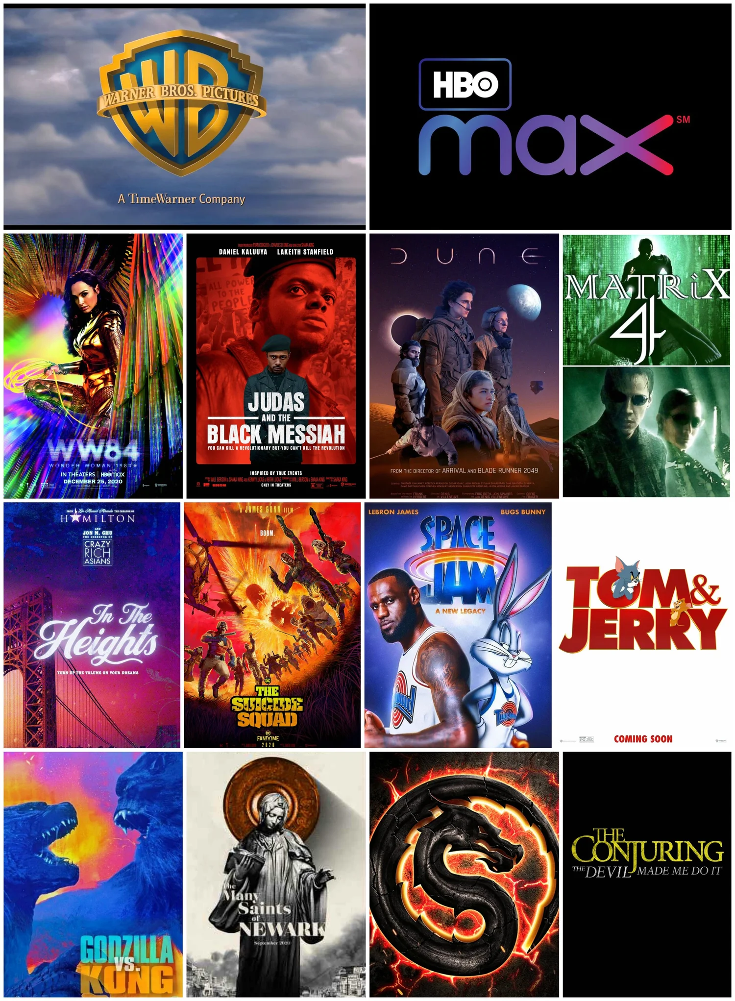 Warner Bros 2021 Movies To Get Same Day Theatrical Hbo Max Releases