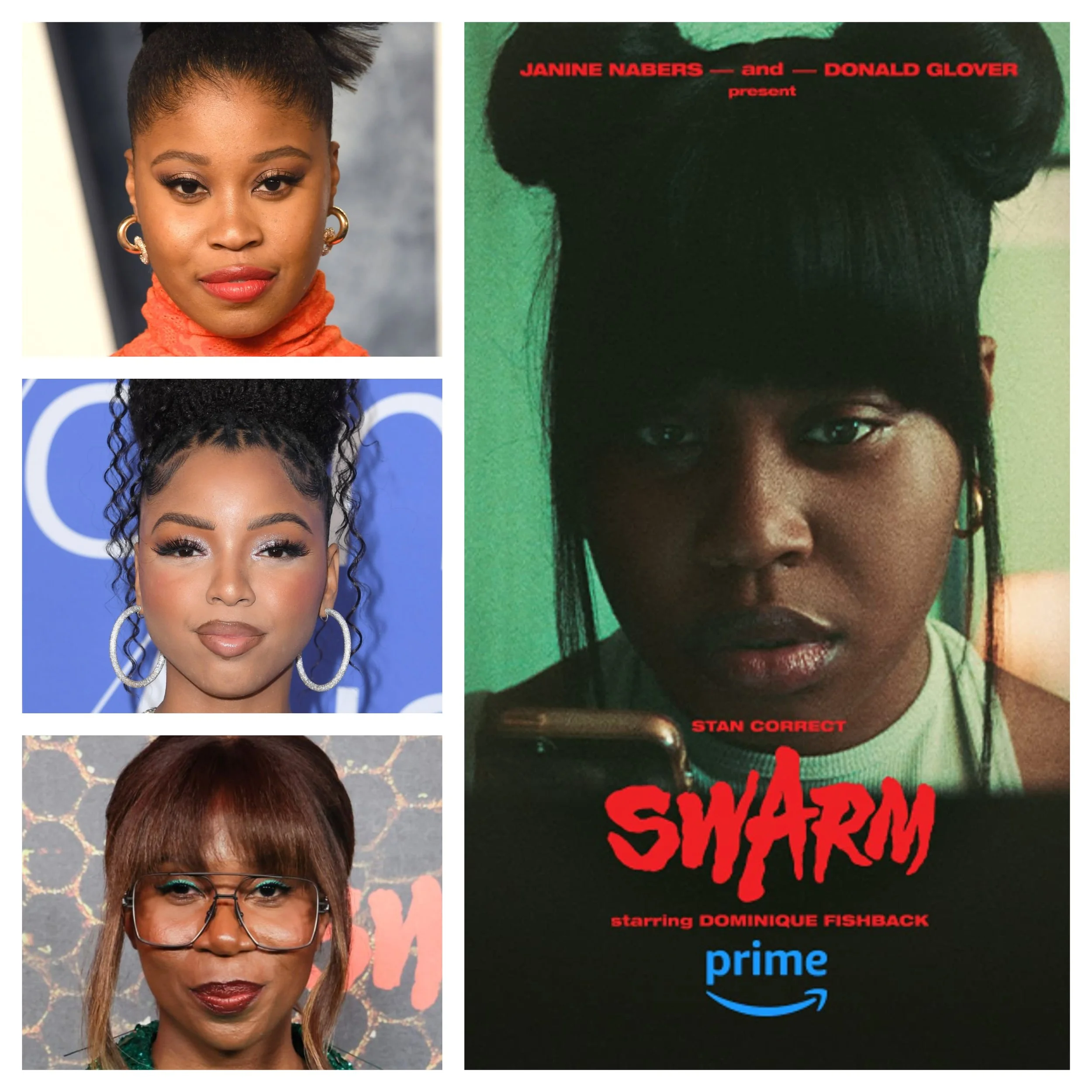 Swarm interviews with Dominique Fishback, Chlöe Bailey, and Co-Creator ...