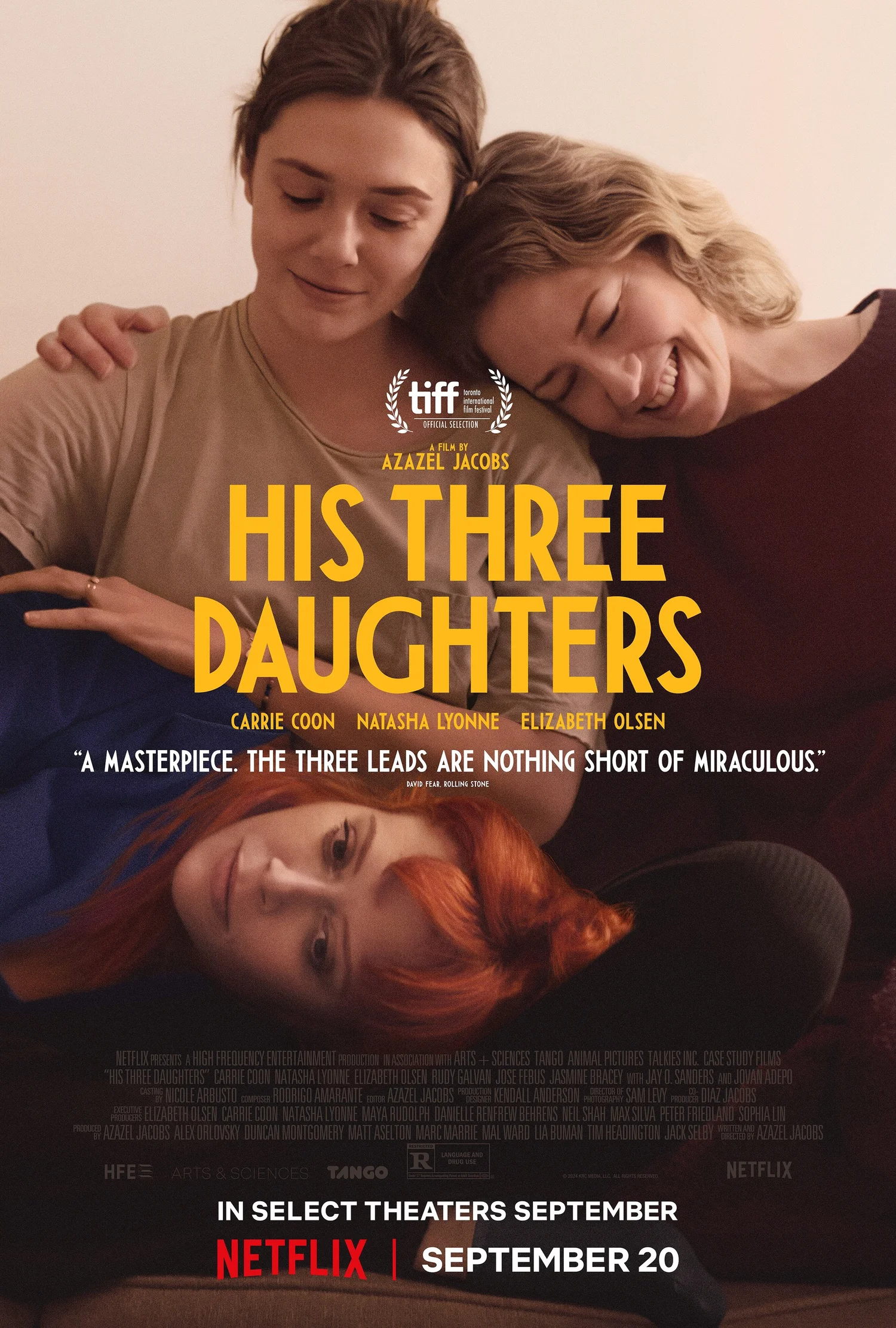 Trailer to His Three Daughters with Natasha Lyonne, Elizabeth Olsen ...