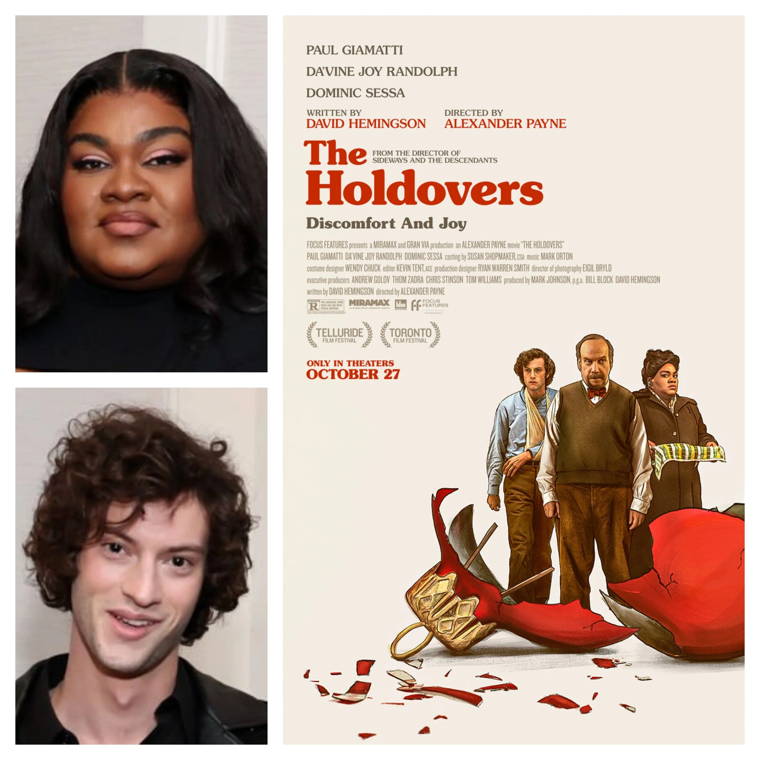 Exclusive: Da'Vine Joy Randolph and Dominic Sessa talk Alexander Payne ...