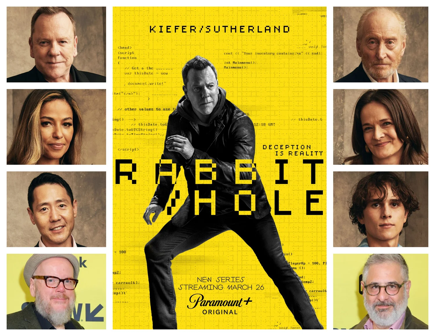 Exclusive: Rabbit Hole cast interviews with Kiefer Sutherland, Meta Golding, Charles Dance, Enid ...