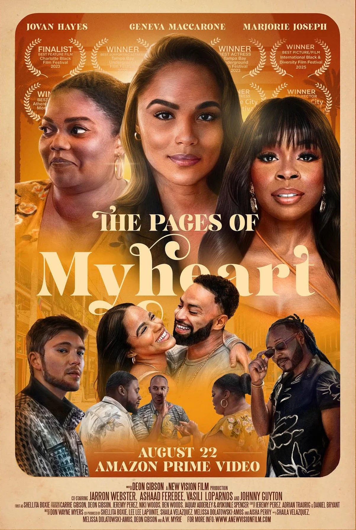 Deon Gibson’s The Pages Of My Heart Hits Prime Video August 22 — BlackFilmandTV.com