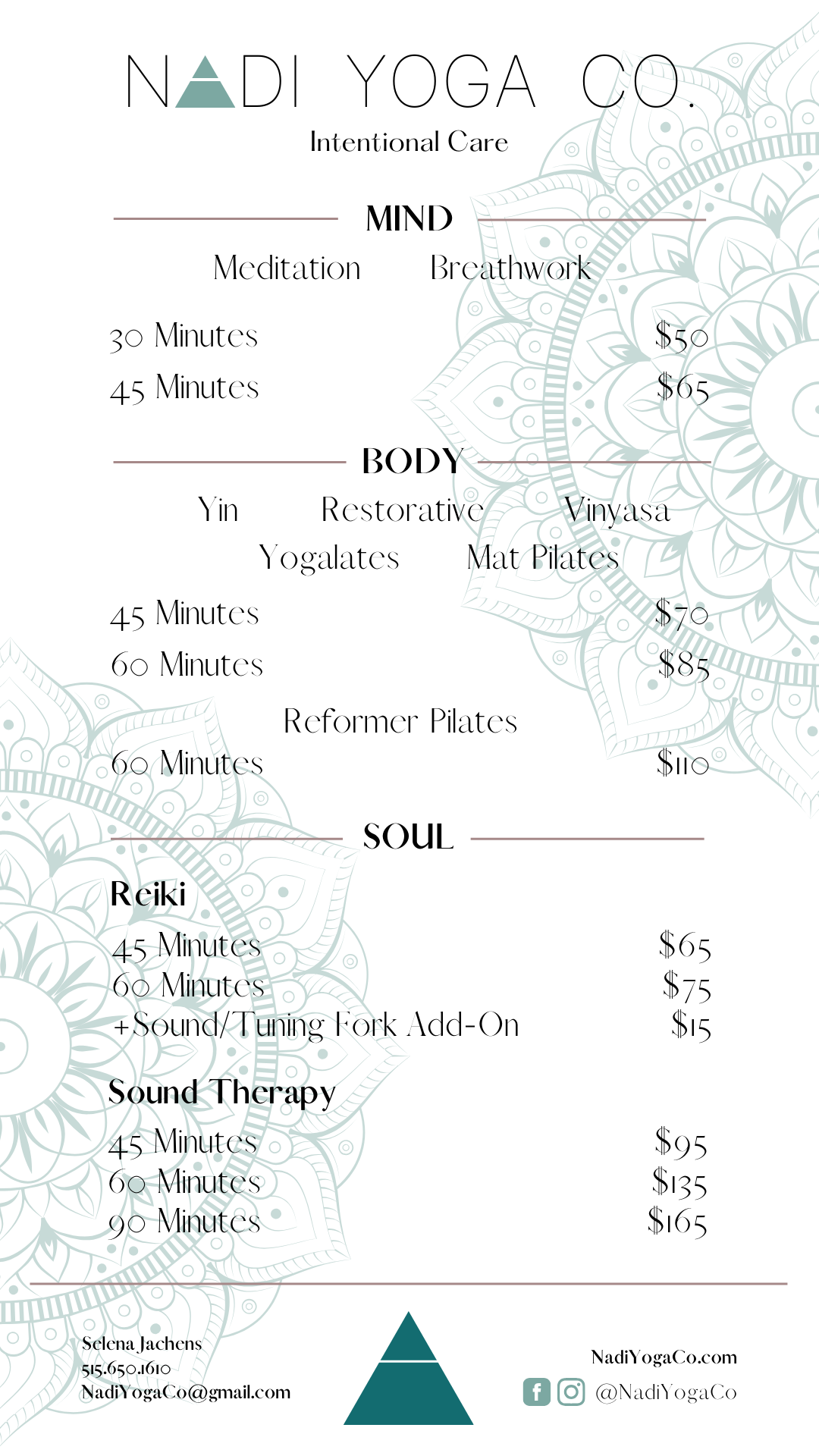 Book a Class — NADI