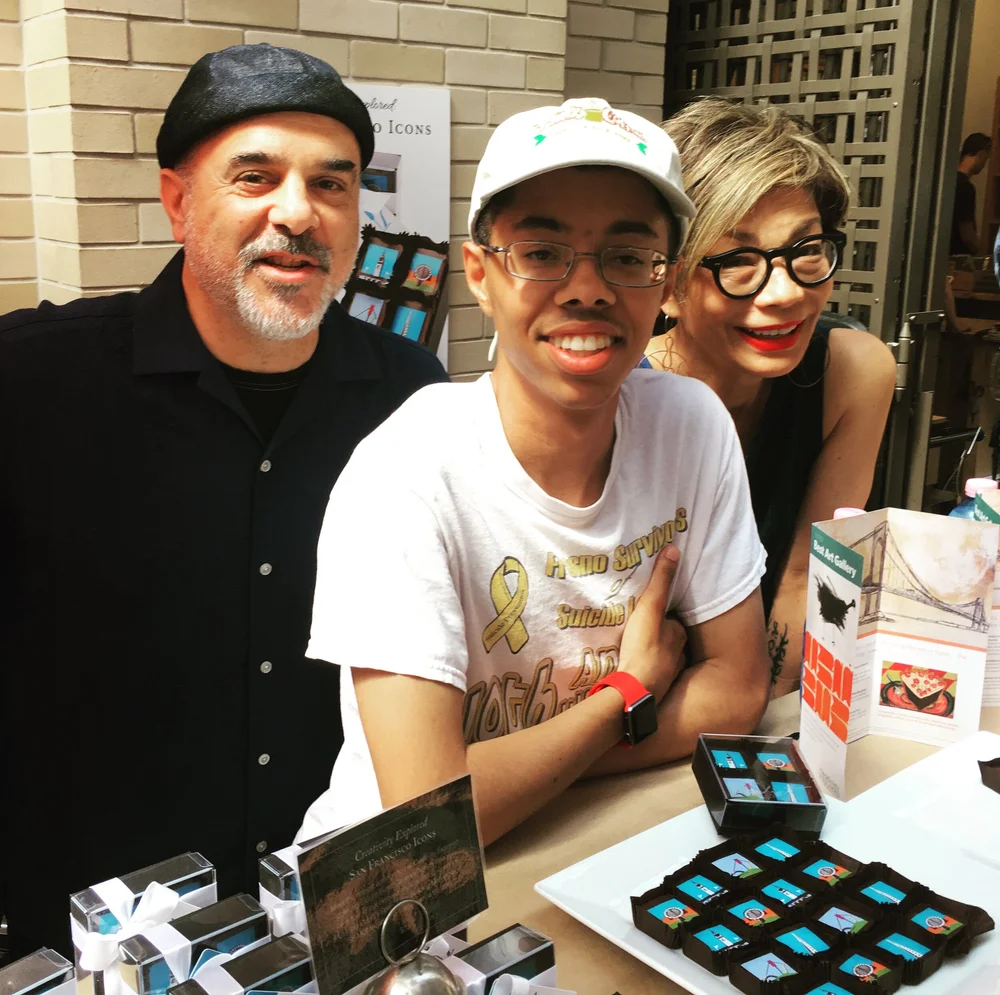 Isaac Haney-Owens’ San Francisco Icons designs become permanent addition to Recchiuti Confection ...