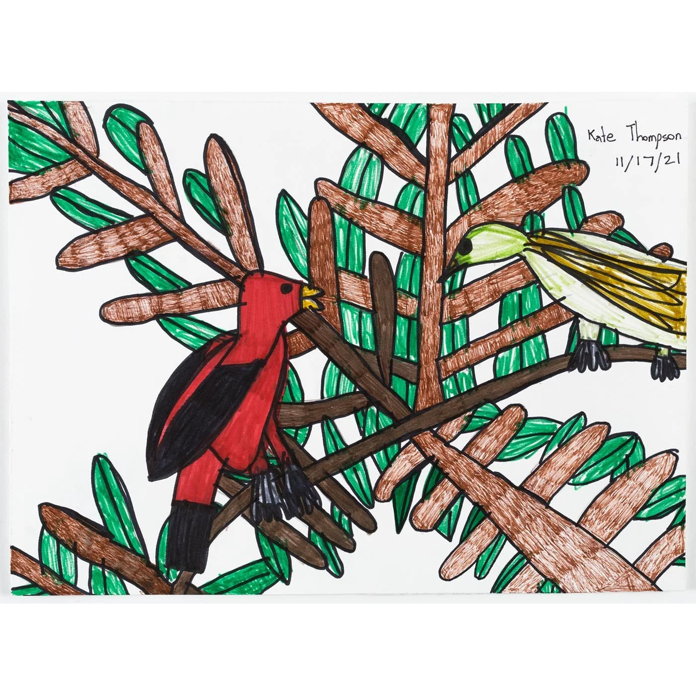 Untitled (Portrait) by Kate Thompson ∖ Creativity Explored