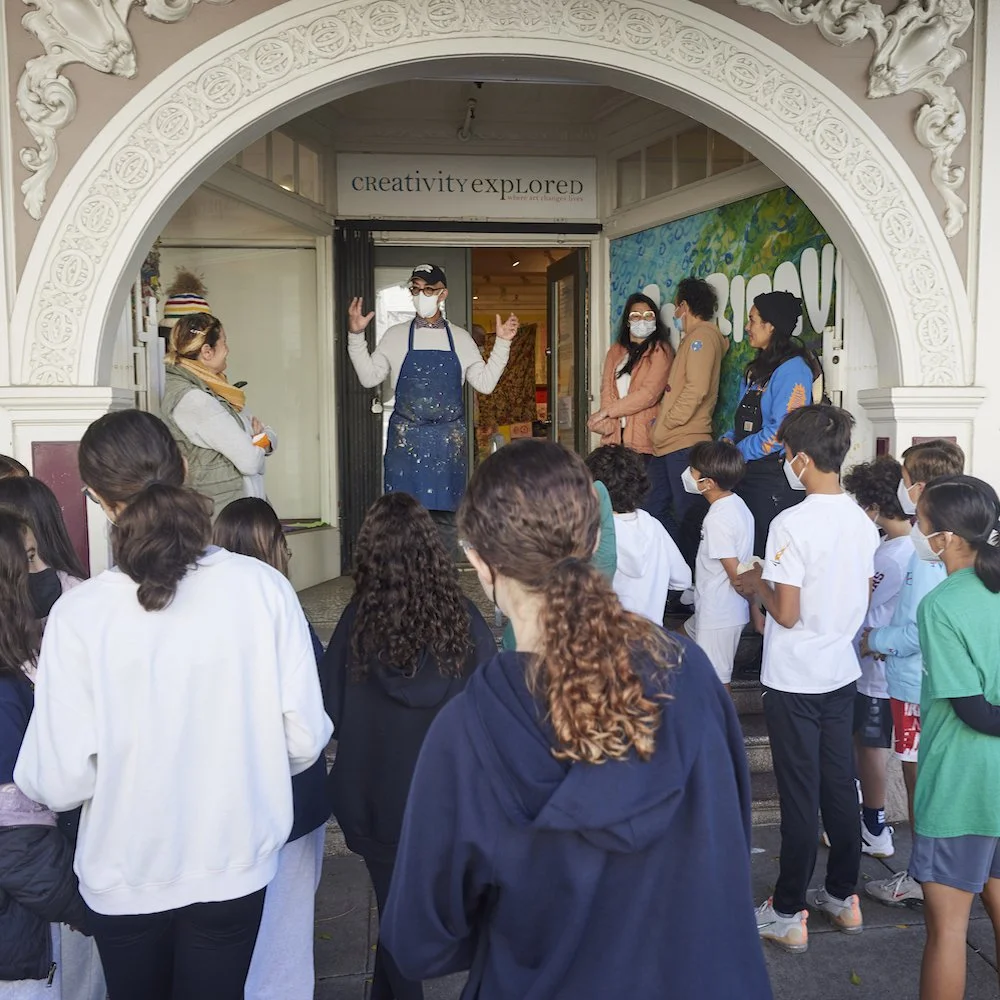 Creativity Explored hosts San Francisco Friends School for field trip ∖ ...