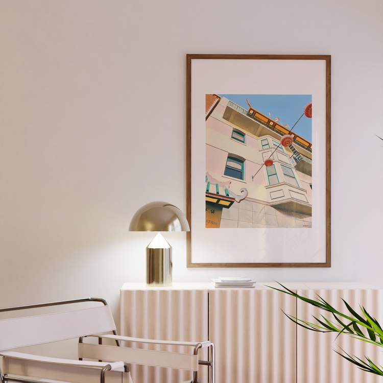 Golden Gate Bridge Panoramic Painting — Annika Layne