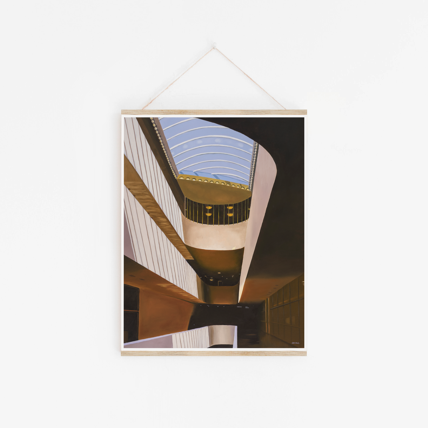 Golden Gate Bridge Panoramic Painting — Annika Layne