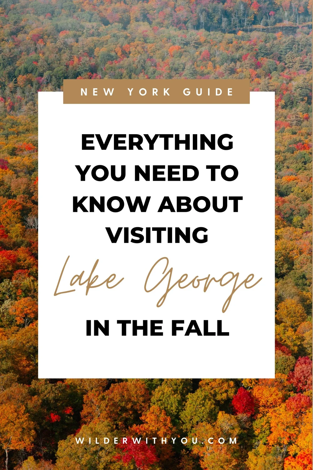 How to See Lake George in the Fall: 10 Best Things to Do