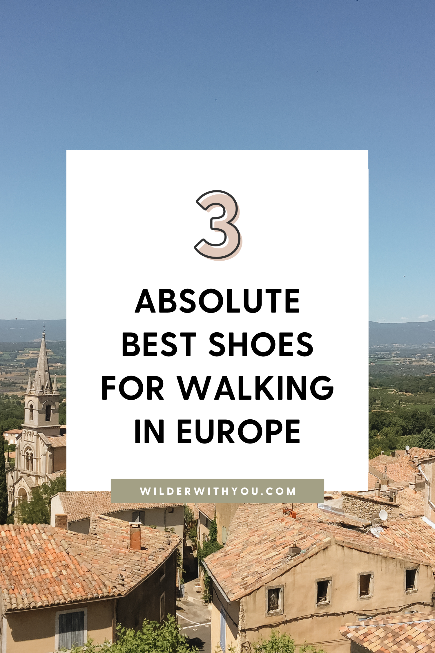 3 Best Shoes to Wear Walking in Europe (Insanely Comfy)
