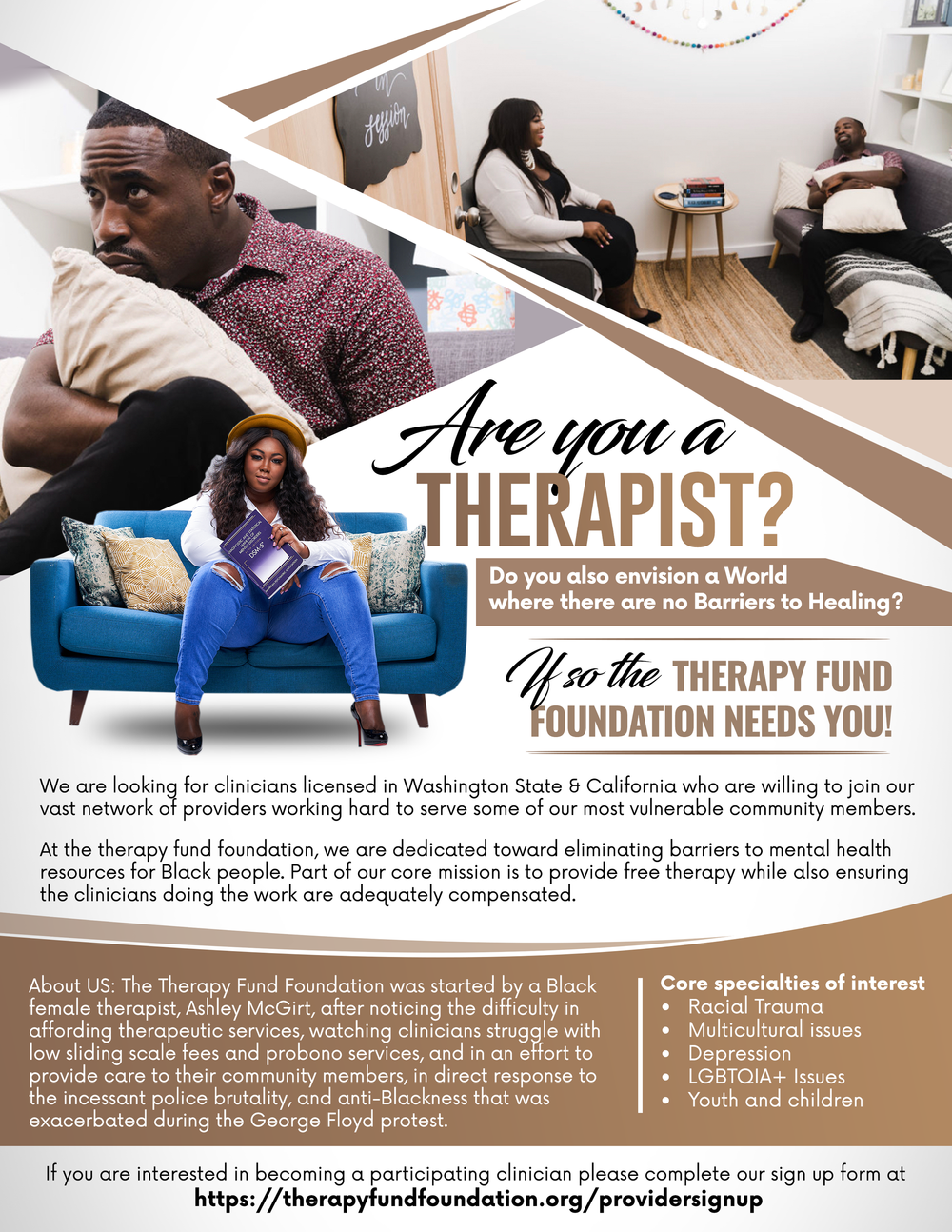Free Trauma-Informed Care in Seattle | Therapy Fund Foundation