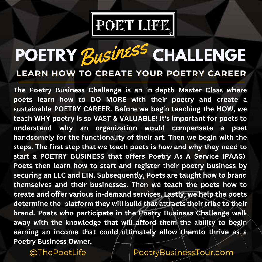 Poetry Business Challenge (Charlotte) — The Poet Life
