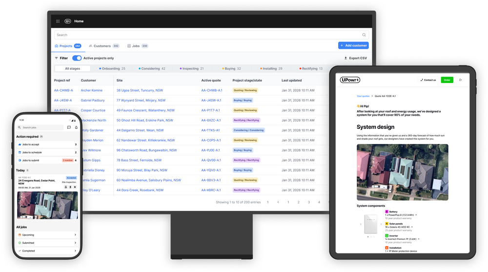 Scale your clean energy business with UPowr