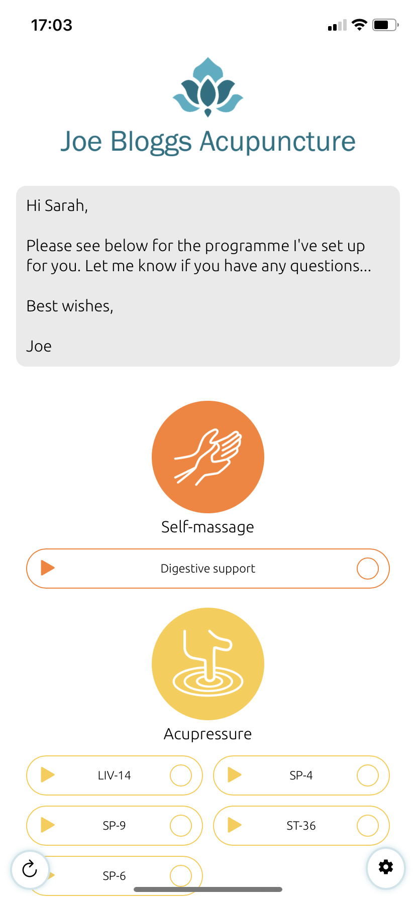 How to use the app (patients) — Jing