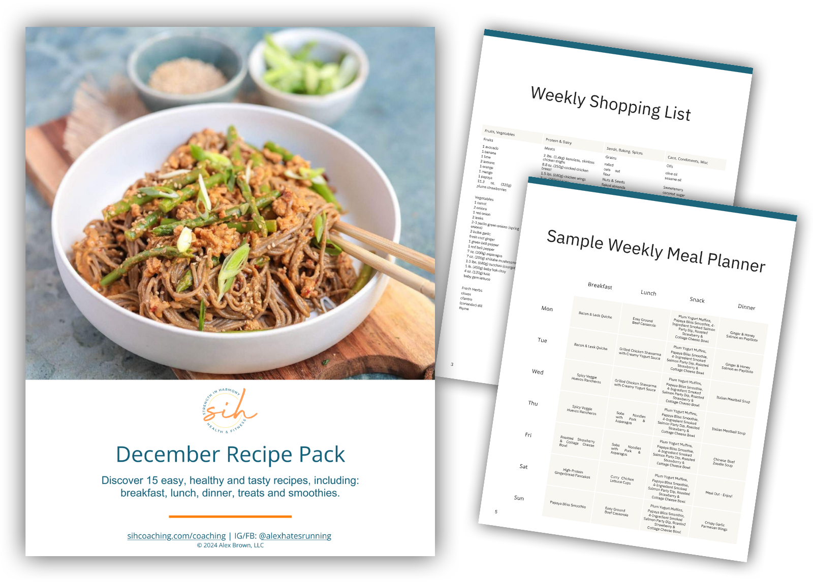 Monthly Meal Packs for Easy Healthy Eating
