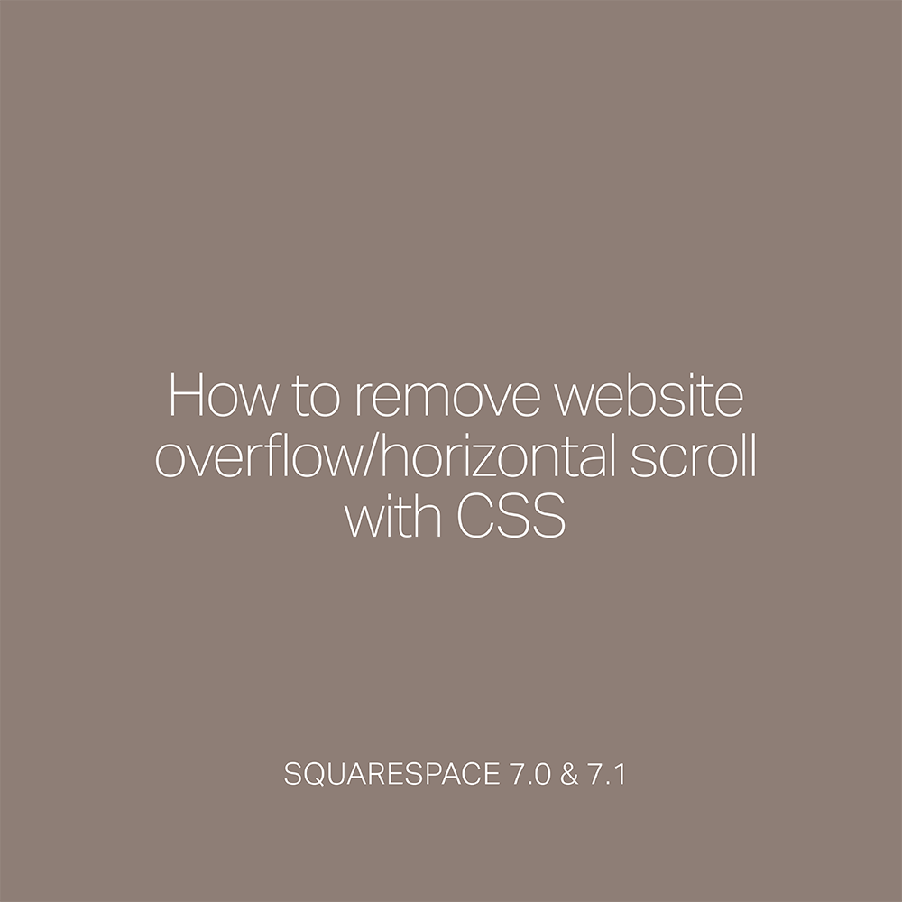 How to create a split navigation in Squarespace 7.1 with CSS — The Styled Square | Premium ...