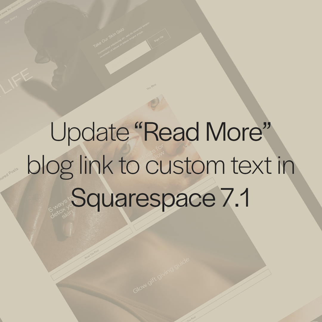 How to create a split navigation in Squarespace 7.1 with CSS — The ...
