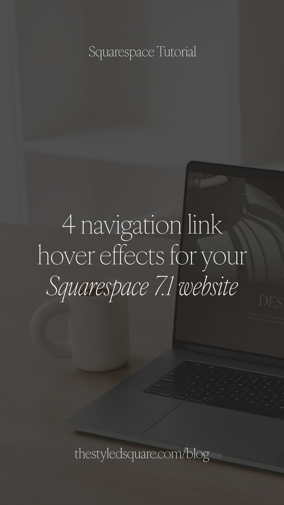 4 navigation link hover effects for your Squarespace 7.1 website — The ...